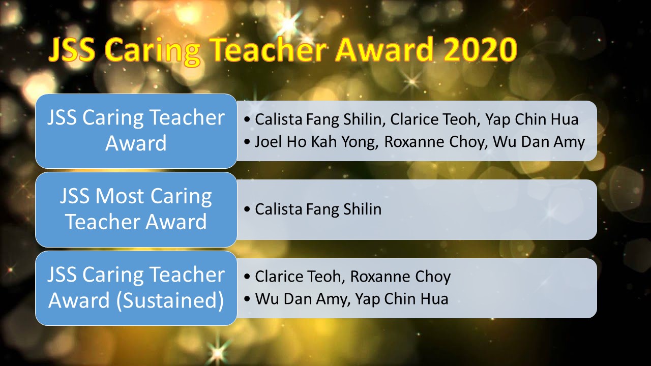 JSS Caring Teacher Award